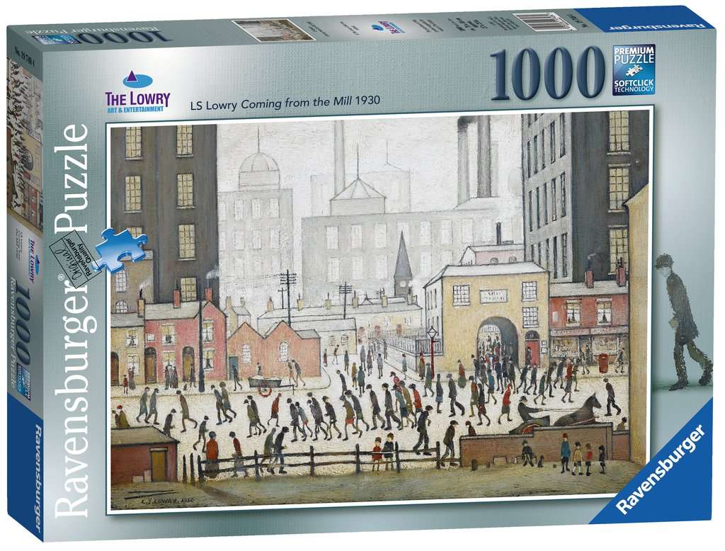 1000 Piece Jigsaw - L.S Lowry, Coming from the Mill 1930 - Toys Hobbies