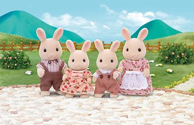 Sylvanian Families Milk Rabbit Family 5706 - Toys Hobbies