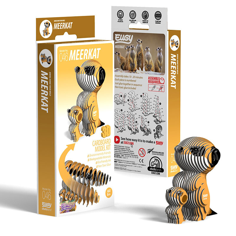 Eugy Cardboard Model Kit 046 Meerkat - Toys Hobbies