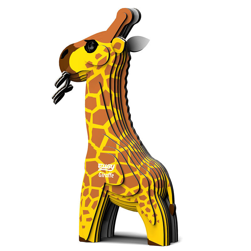 Eugy 3D Cardboard Model Kit 009 Giraffe - Toys Hobbies