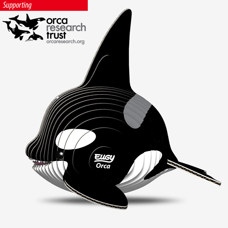 Eugy Cardboard Model Kit 020 Orca - Toys Hobbies