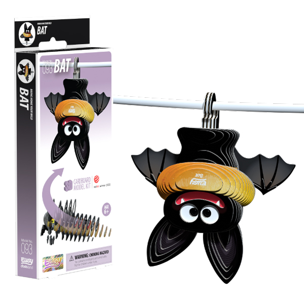 Eugy 3D Cardboard Model - Bat - Toys Hobbies