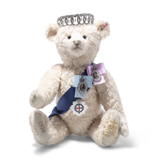Steiff Queen Elizabeth II Limited Edition Memorial Bear 691478 - Toys ...