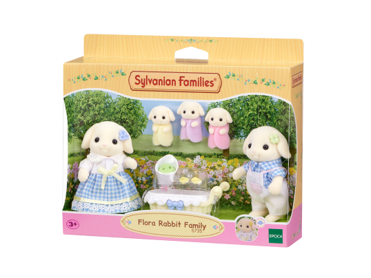 Sylvanian Families Flora Rabbit Family 5735 - Toys Hobbies