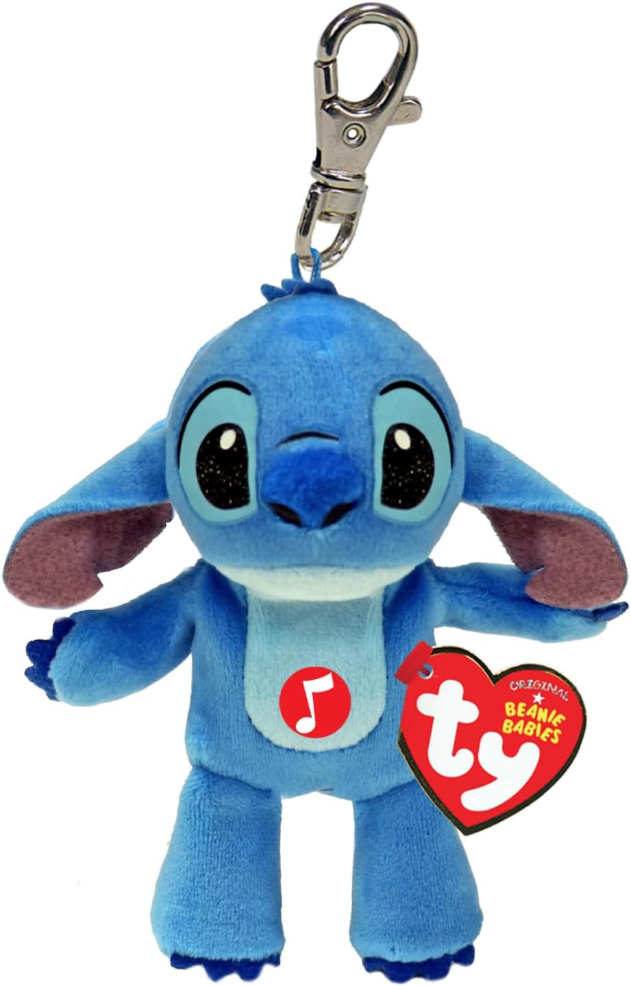 Ty Beanies Babies - Stitch Keyring with sound 34014 - Toys Hobbies